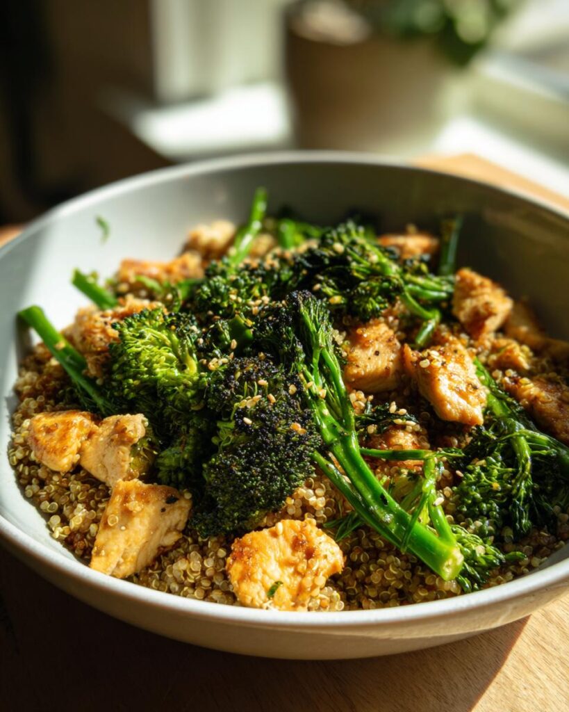 Unbelievable! 3 Ways To Make **Chicken & Broccoli Quinoa Bowls**